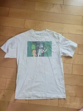 Adult swim | Shirts | Rick And Morty Graphic Tee White Cartoon Tv Show ...